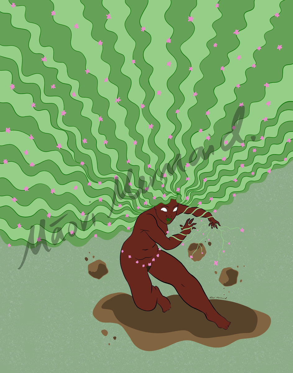 Earth - Hine Ahu One – Maori Mermaid